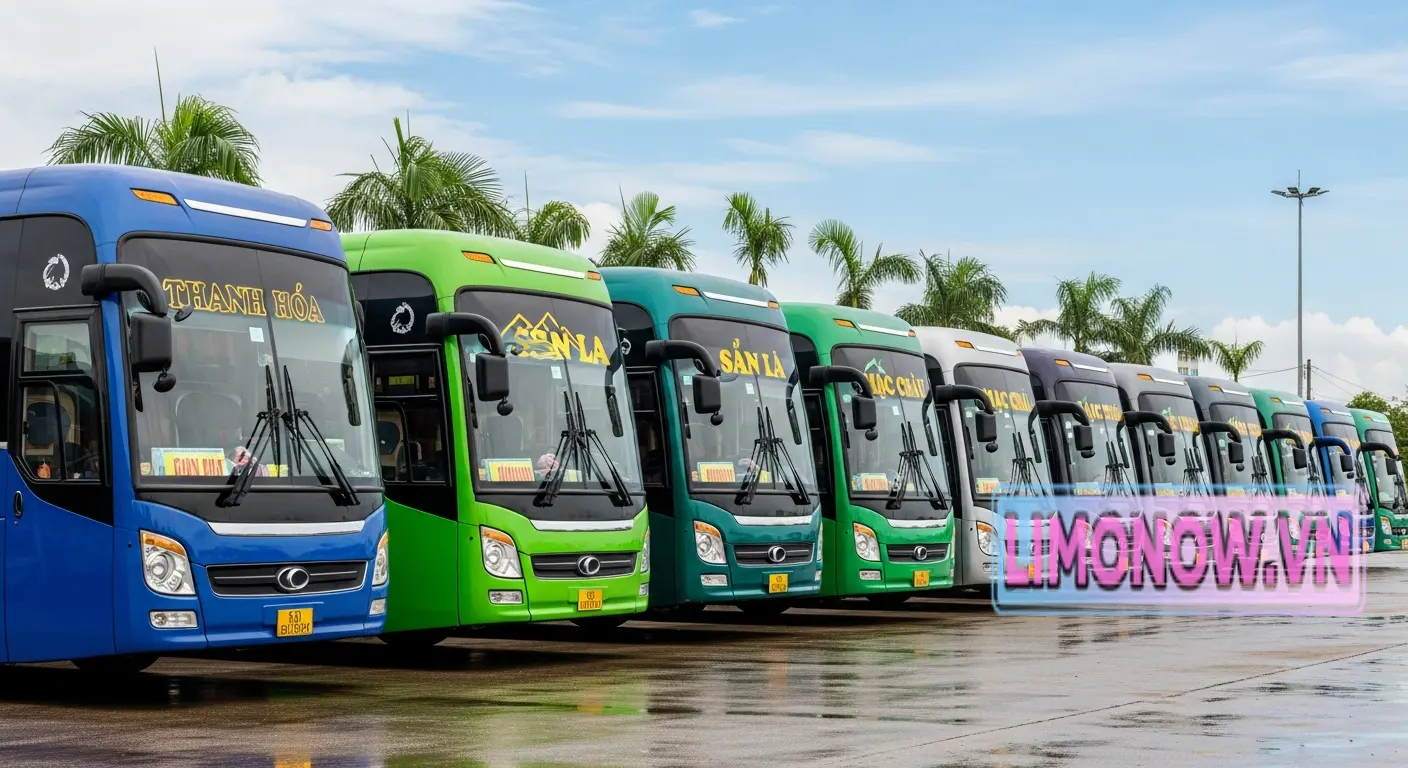 Top 10 nhà xe Thanh Hóa Sơn La Mộc Châu limousine giường nằm