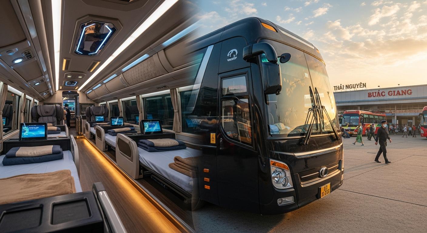 Top 2 Nhà xe Thái Nguyên Bắc Giang limousine giường nằm tốt nhất